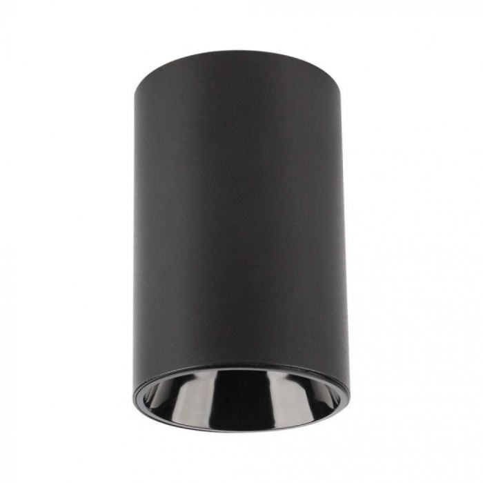 SKU 10380 V-Tac | GU10 Surface Fitting Round Black Body | Luxtec